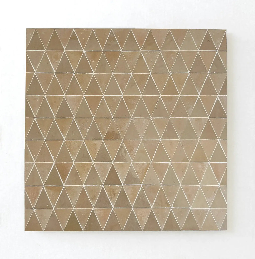 Clay & Latte - Moroccan Zellige Tulum Triangle Mosaic by Tilesofezra ...
