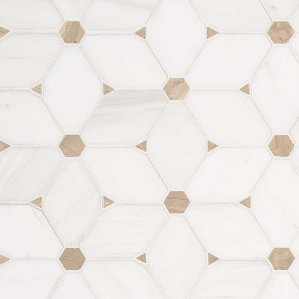 Cecily Pattern Marble Mosaic Tile - Luxury Design – The Lifestyle Lab